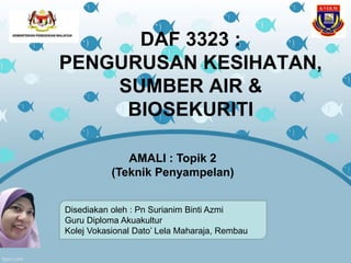 Amali simulasi sampel ikan | PPT