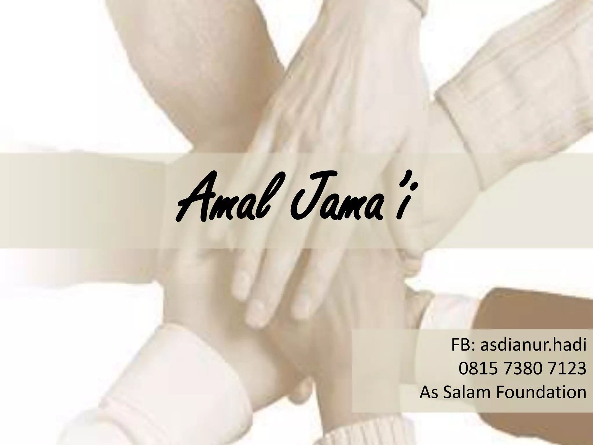 Amal Jama'i | PPTX