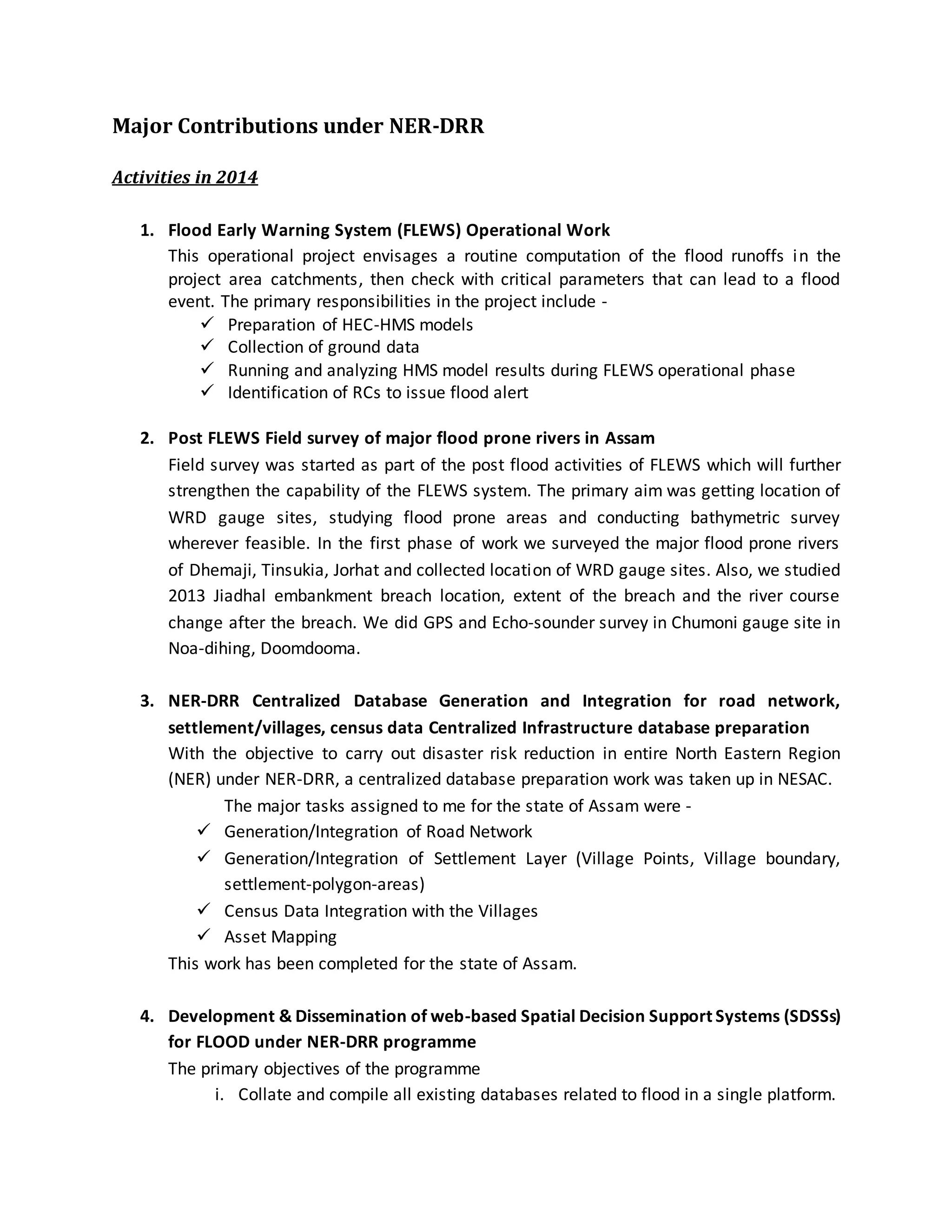 Amaljit - Work Report 2016 | DOCX