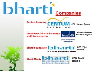 bharthi group of companies | PPTX