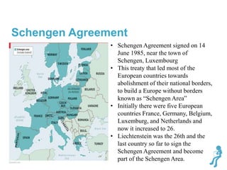 SCHENGEN COUNTRIES,SCHENGEN VISA IMPORTANCE AND ITS TYPES | PPTX