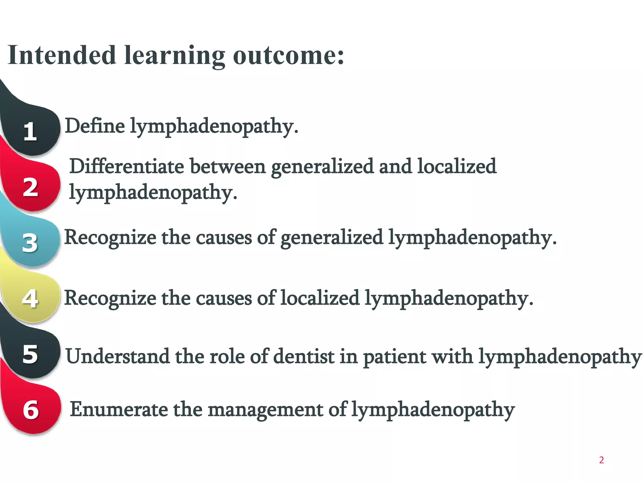 lymphadenopathy | PPTX