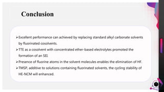 Electrolyte Solutions for Rechargeable Li-Ion Batteries Based on ...