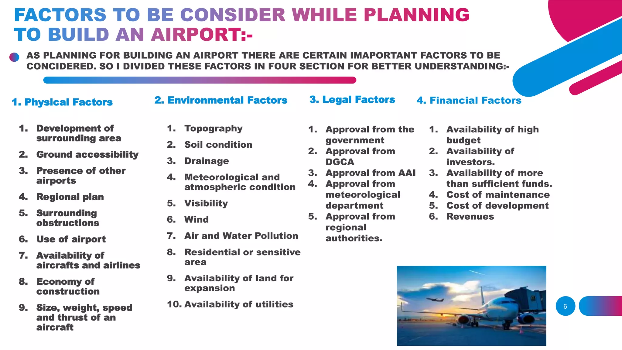 Airport Planning and Design | PPTX