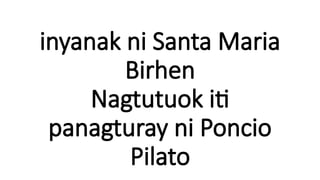 ILOCANO PRAYER Mamatiak, Amami, Ave Maria, Gloria | PPTX