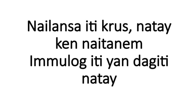 ILOCANO PRAYER Mamatiak, Amami, Ave Maria, Gloria | PPTX