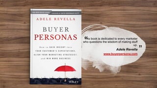 Mintent Webinar: Using Buyer Personas to Unlock ROI with Adele Revella ...