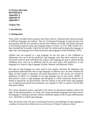 Sign language as a medium of instruction | ODT | Education