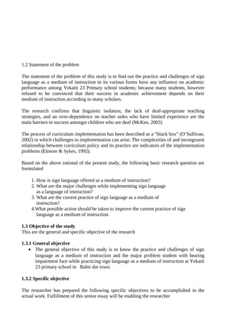 Sign language as a medium of instruction | ODT | Education