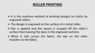 Presentation on Textile Printing | PPTX