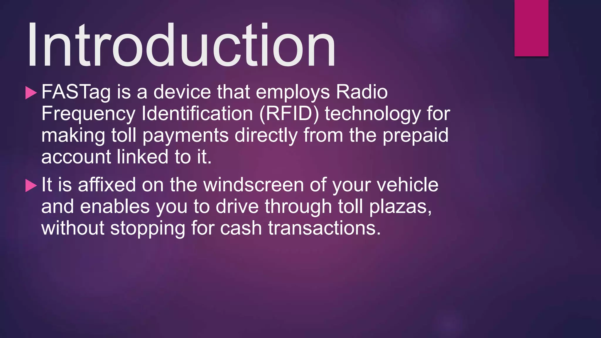 Fastag | PPTX