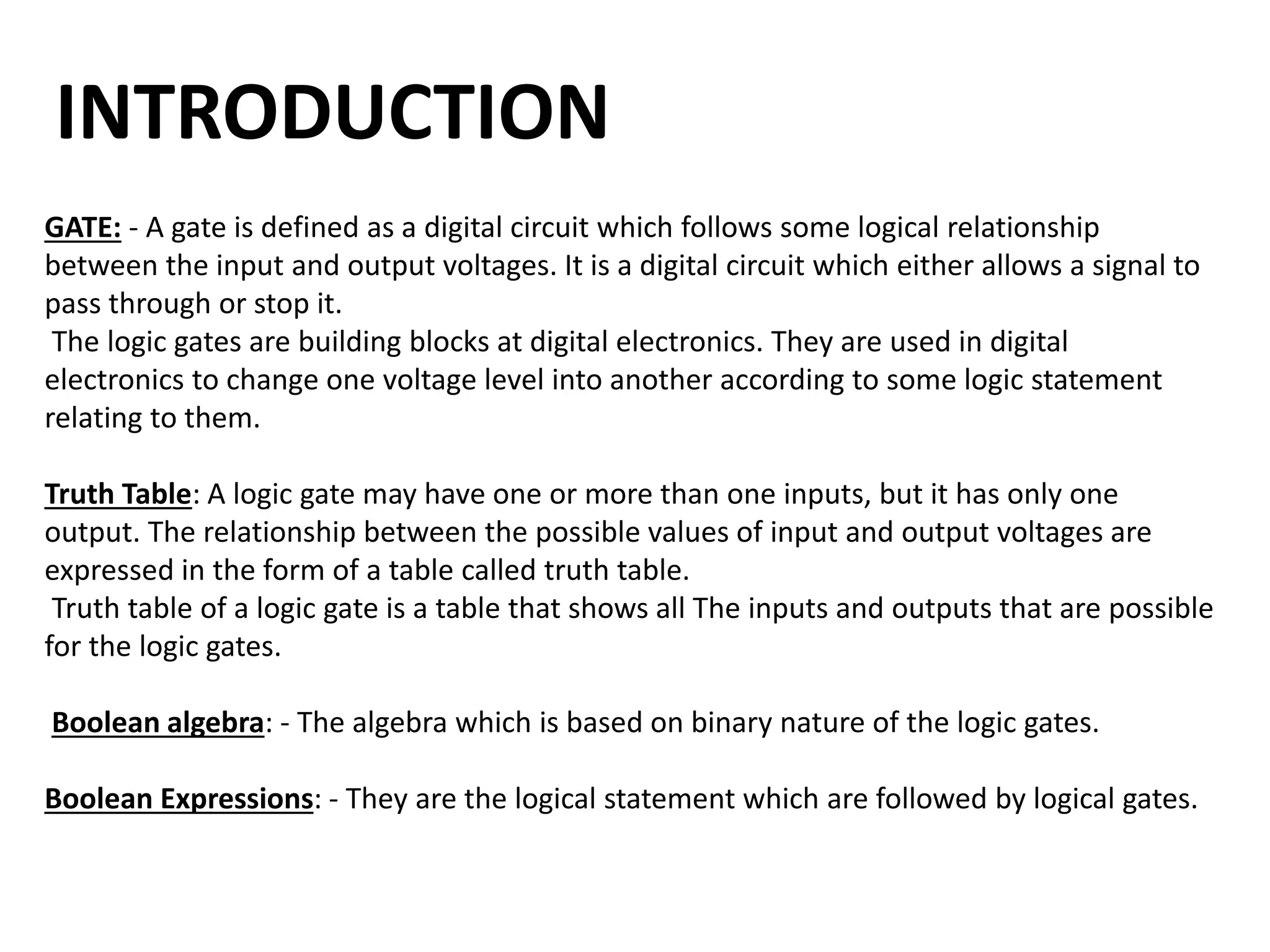 logic gate | PPTX