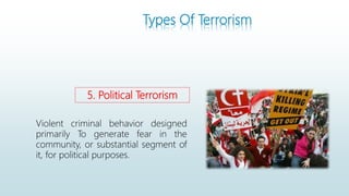 Presentation on terrorism & its effect | PPTX