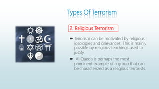 Presentation on terrorism & its effect | PPTX