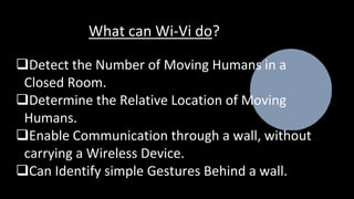 Wi-Vi Technology | PPTX | Smartphones | Consumer Electronics