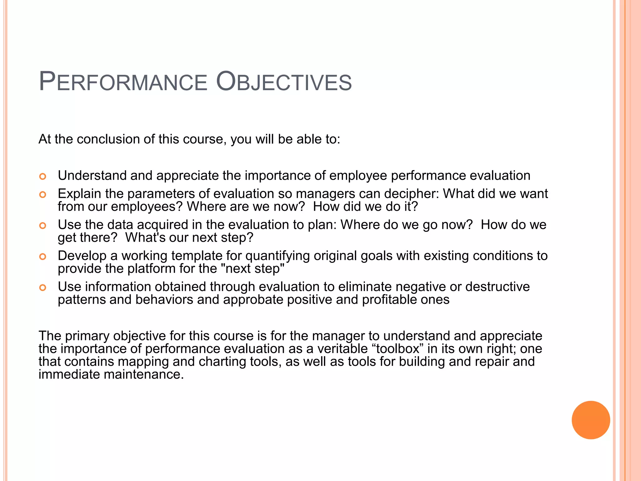 A manager's guide to performance appraisals | PPTX