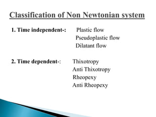 non newtonian system | PPTX