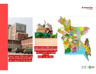 Aman Cement Mills Unit-2 Ltd Corporate Profile | PDF