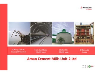 Aman Cement Mills Unit-2 Ltd Corporate Profile | PDF