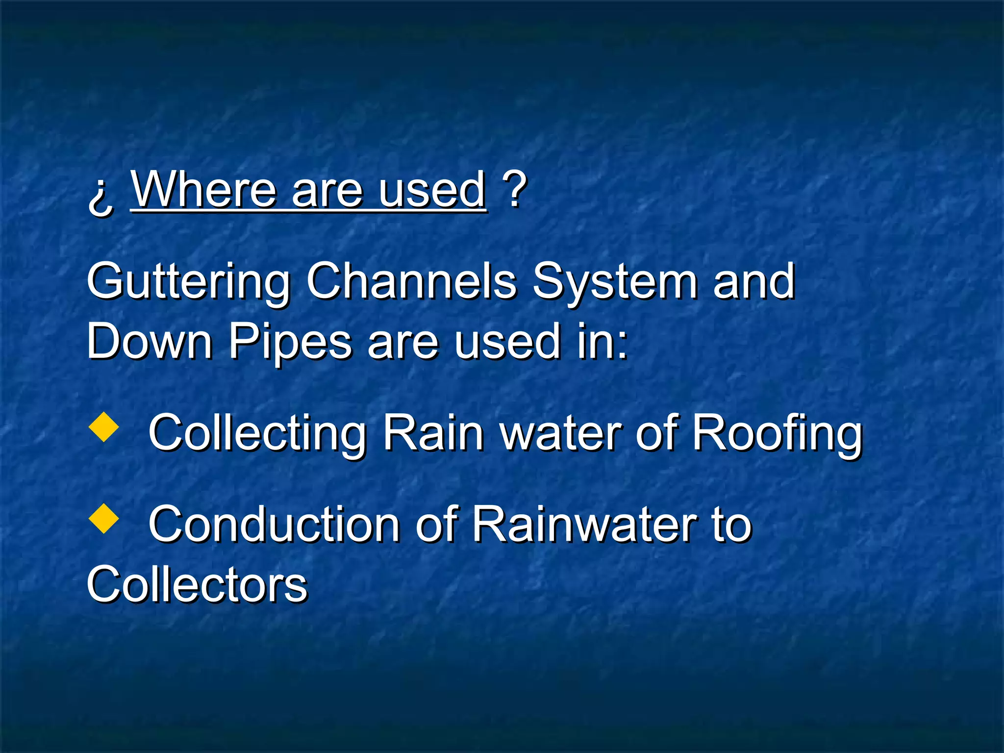 Amanco Gutter Slideshow | PPT