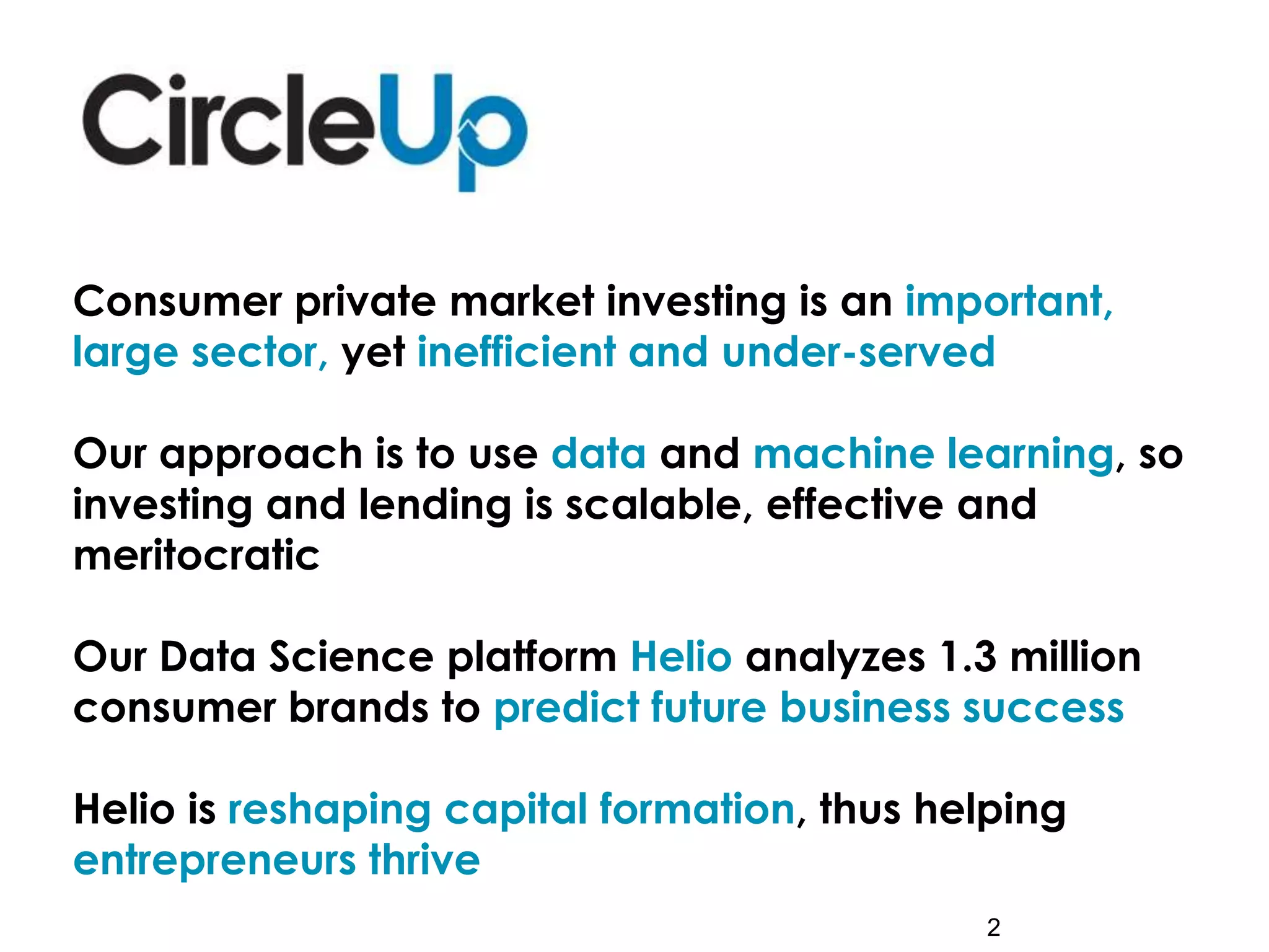 Amanda Wood, CircleUp, LEVERAGING DATA TO DRIVE BUSINESS GROWTH | PPTX ...
