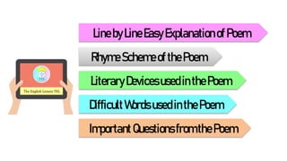 Amanda (Class 10 Poem) is a story about a girl who is constantly nagged ...