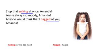 Amanda (Class 10 Poem) is a story about a girl who is constantly nagged ...