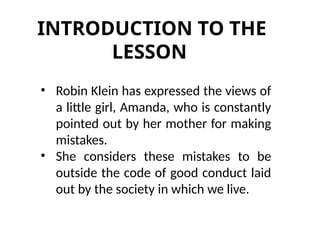 Amanda .pptx for cbse curriculum class 10 | PPTX