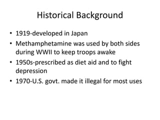 Facts About Methamphetamine Mary Pat Higley, PharmD,MBA | PPT