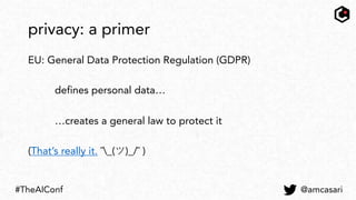 When Privacy Scales - Intelligent Product Design under GDPR | PPT