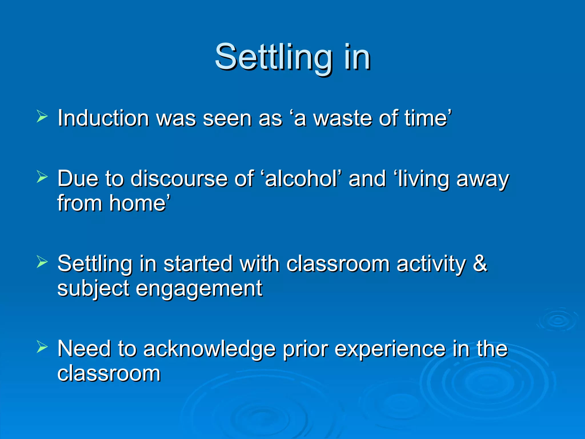 A (re)negotiation of identity: from mature student to 'novice academic ...