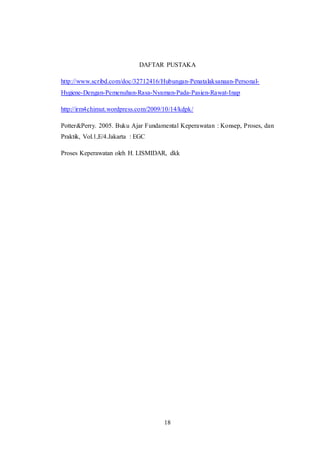 Makalah Aman dan nyaman | DOCX