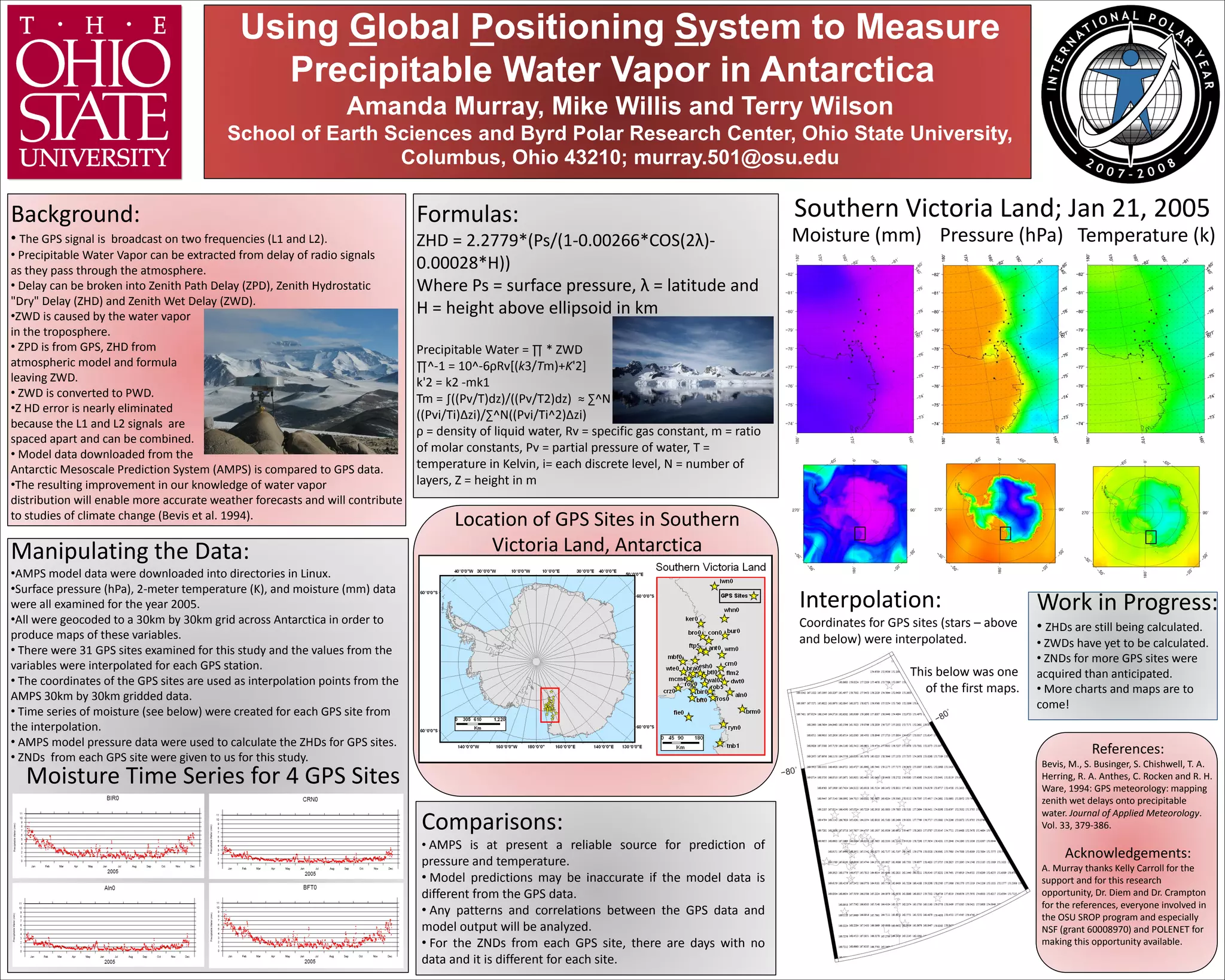 Using GPS to Measure Precipitable Water Vapor in Antarctica | PDF
