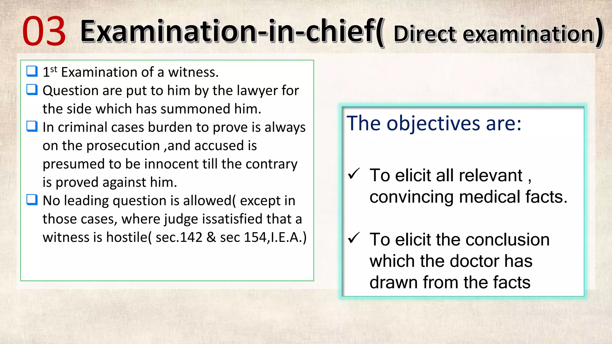 recording of evidence in court | PPTX