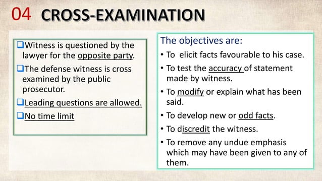 recording of evidence in court | PPTX | Law