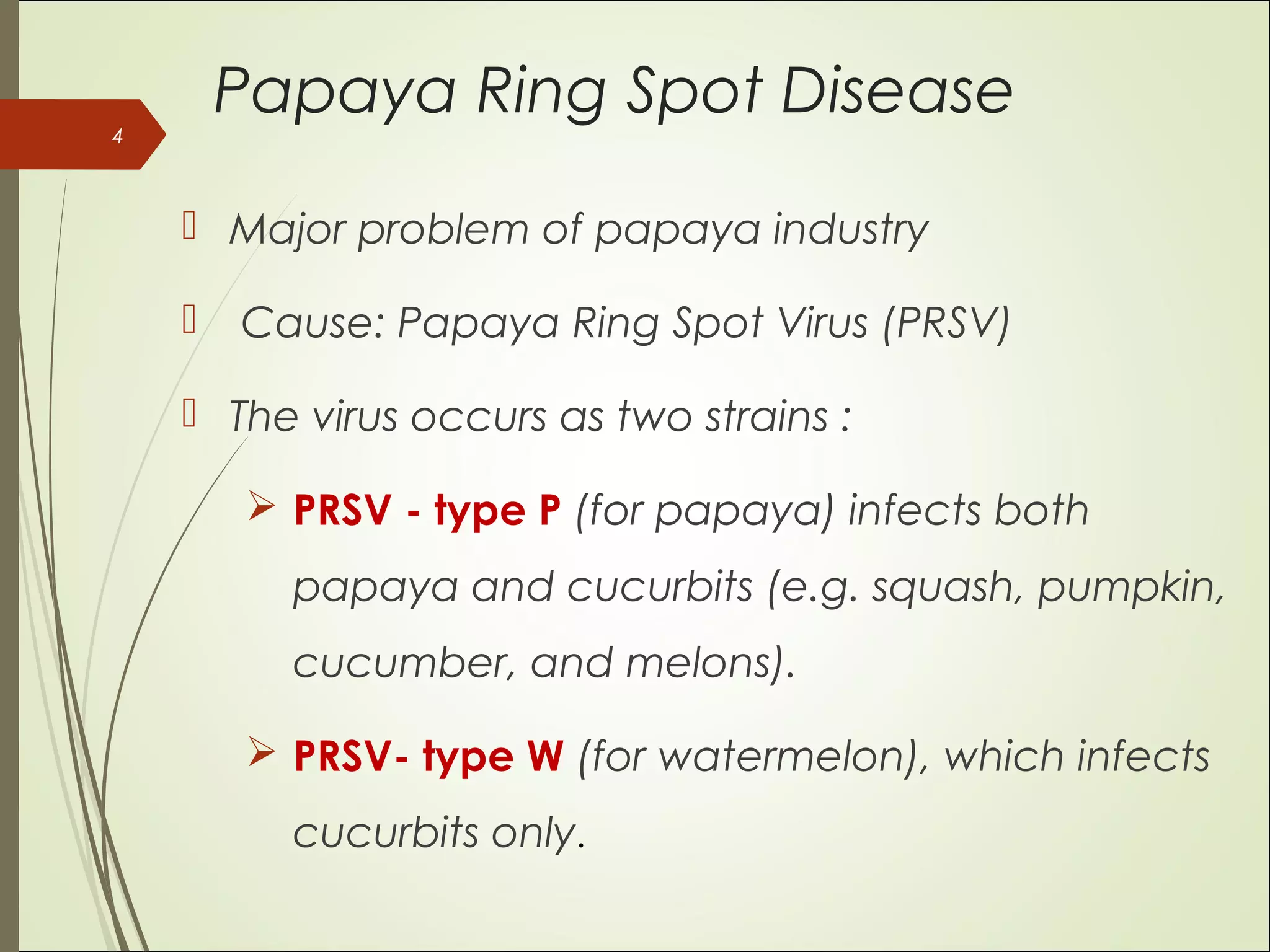 Genetic Engineering of Papaya for Ring Spot Virus | PPT