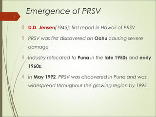 Genetic Engineering of Papaya for Ring Spot Virus | PPT
