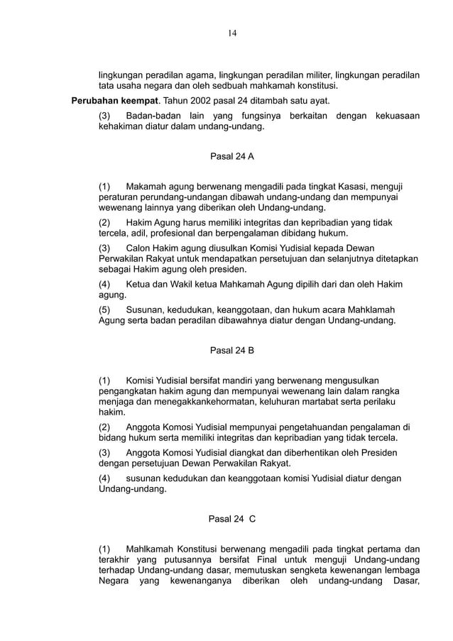Amandemen uud 45 nkri | PDF