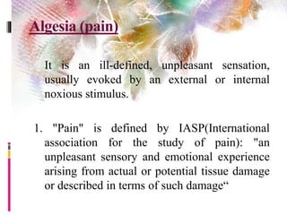 ANALGESICS PRESENTATION | PPTX