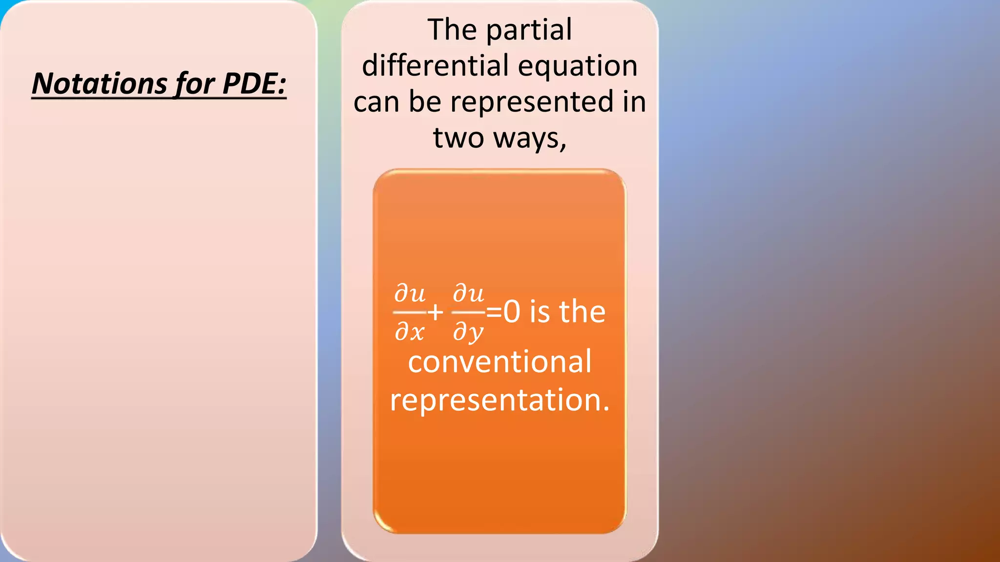 Histroy of partial differential equation | PPTX
