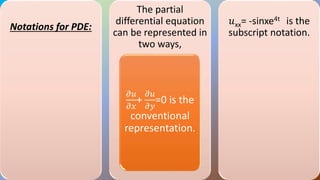 Histroy of partial differential equation | PPTX