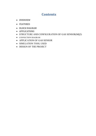 GAS sensor report | DOCX | Chemistry | Science