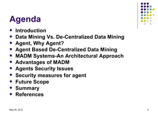 Distributed Datamining and Agent System,security | PPT