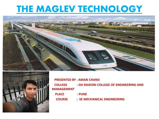 @Aman- The Maglev Technology | PPT