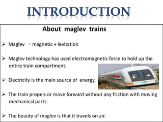 @Aman- The Maglev Technology | PPT
