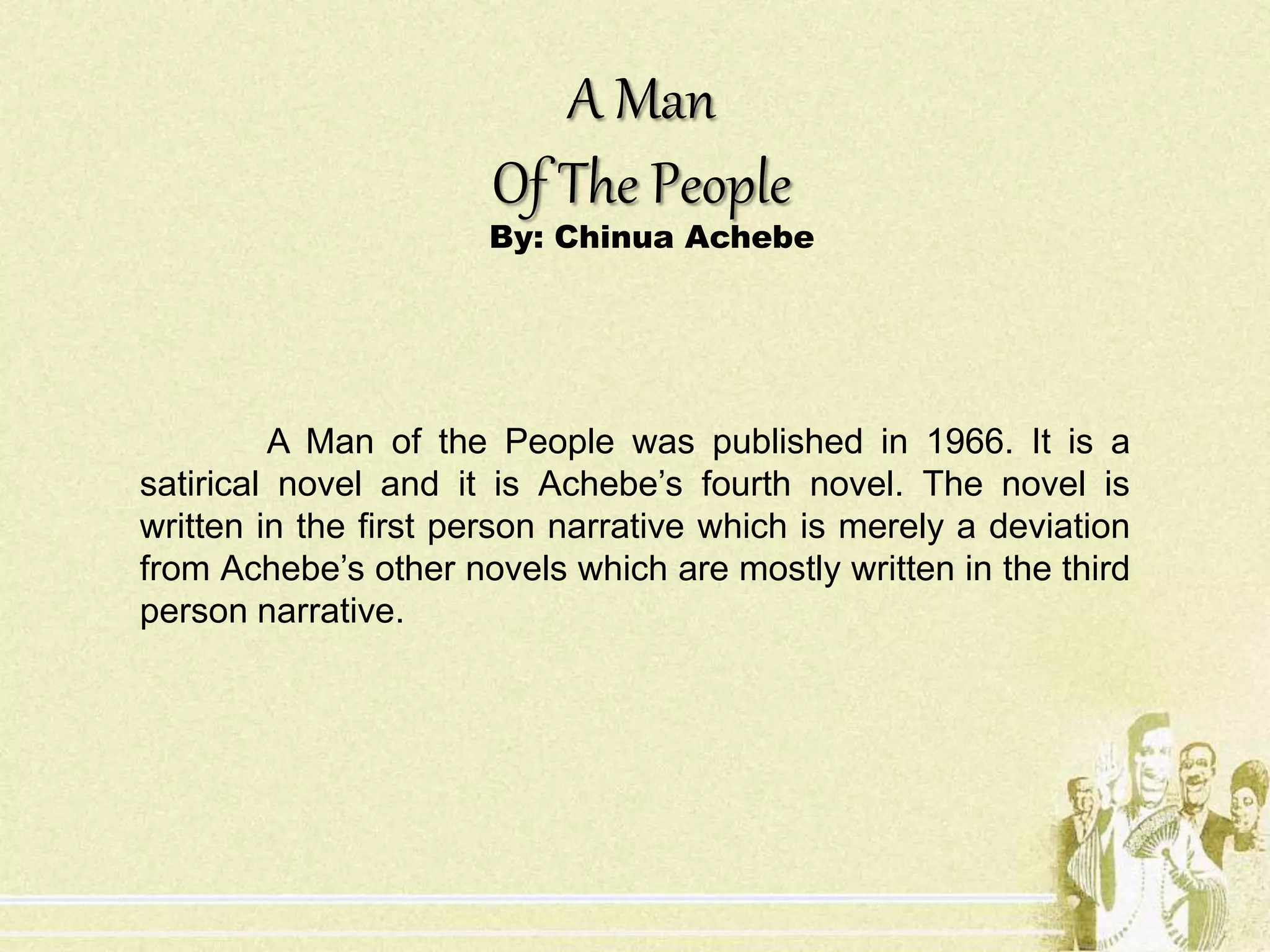 A Man of the People | PPTX