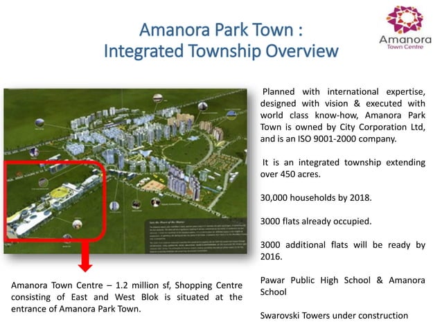 Amanora town centre pune presentation - 02.09.15 | Retail Property ...