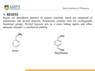 Ion Exchange chromatography: basics of chromatography | PPTX