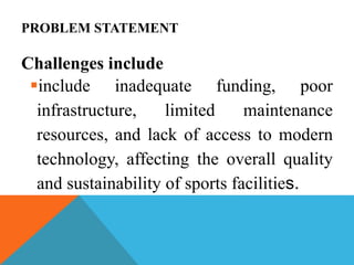 This Is Thesis On Challenges Of Sport Facility Managment | PPTX
