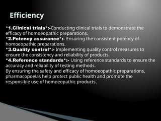 Homoeopathic pharmacopoeia standardization and quality control | PPTX